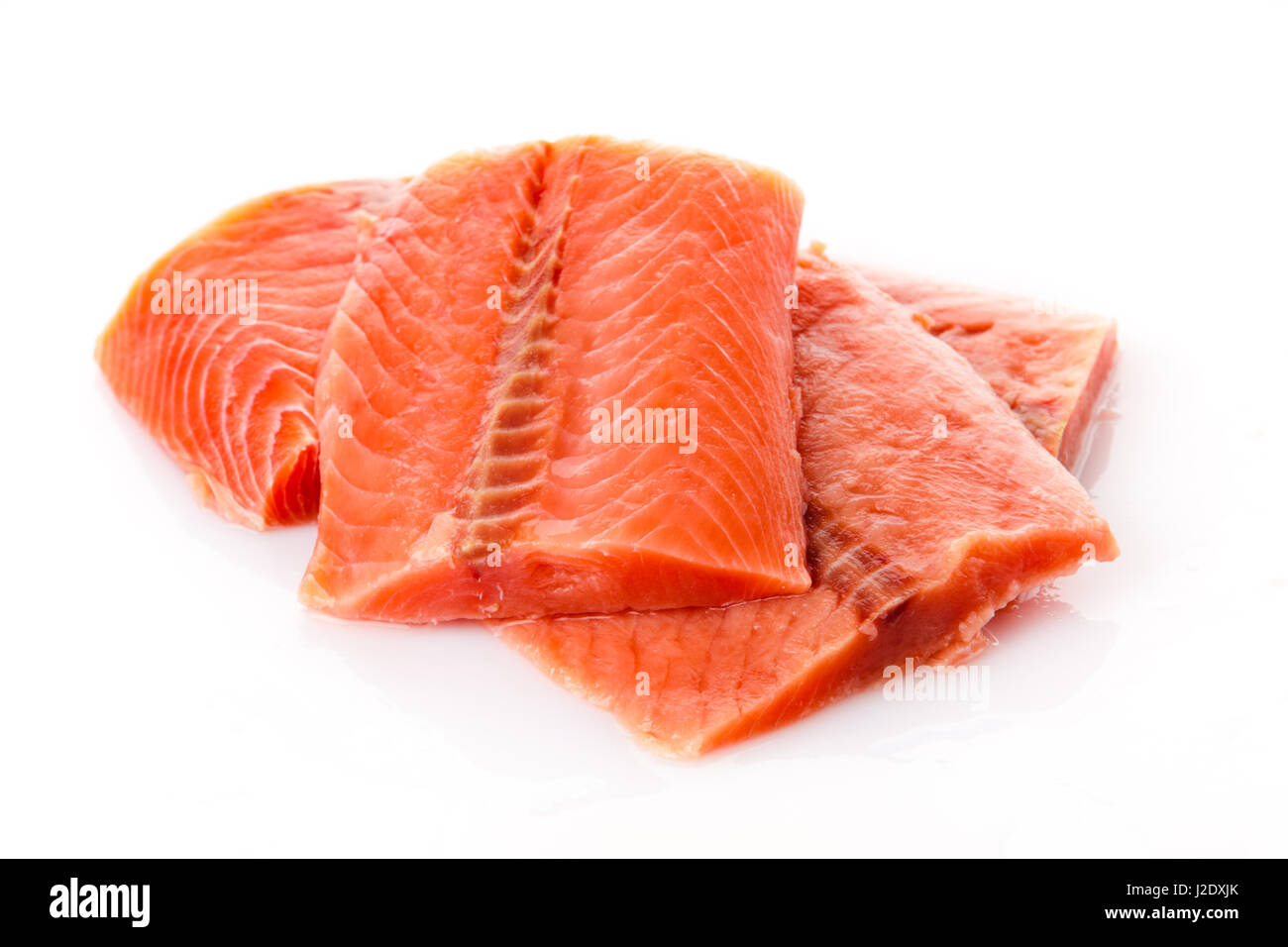 salmon fillet. Fresh sliced salmon fish Stock Photo - Alamy