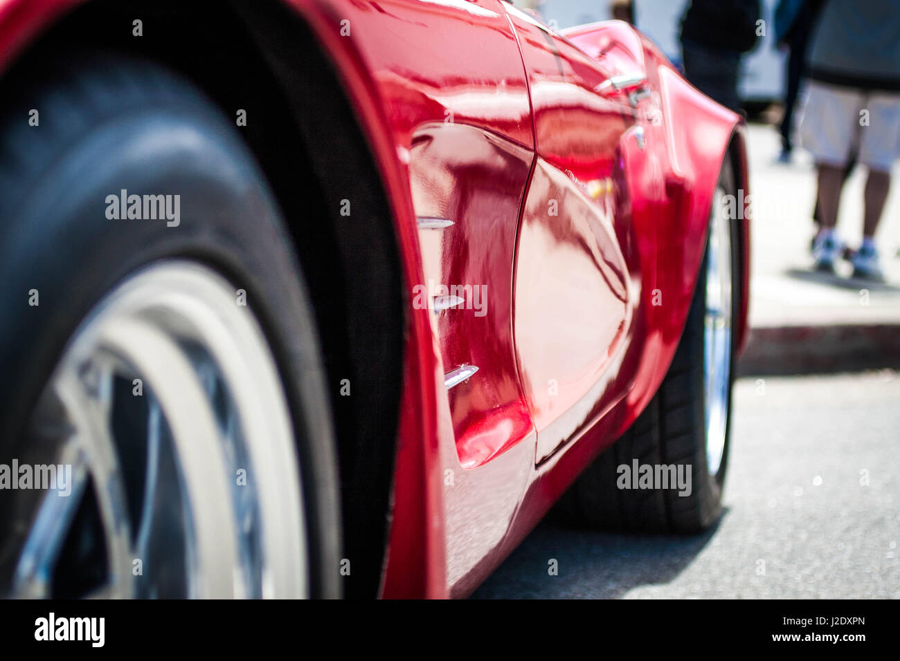 RedCorvette 0585 Stock Photo - Alamy
