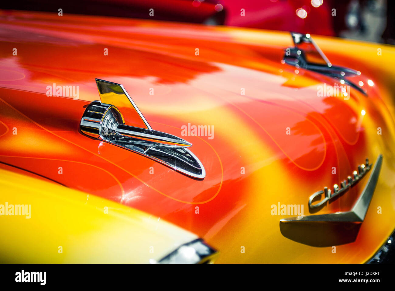 Flamin57Chevy 0589 Stock Photo - Alamy