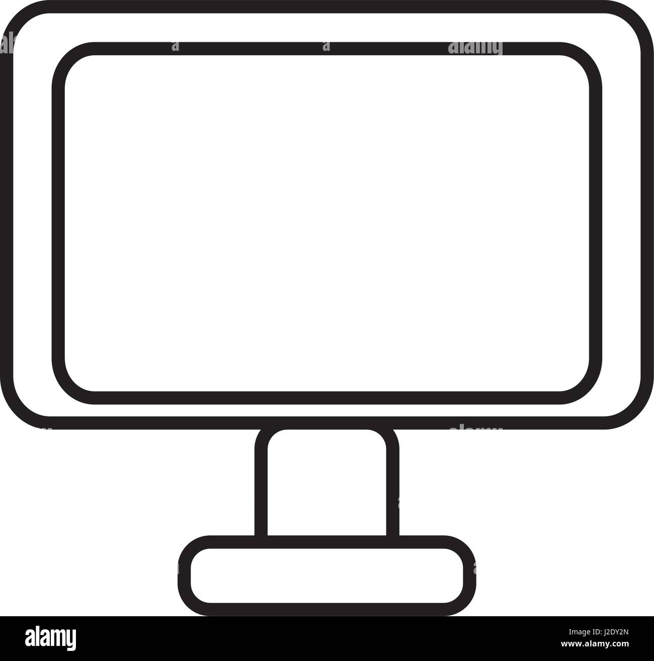 computer desktop with template icon Stock Vector Image & Art - Alamy