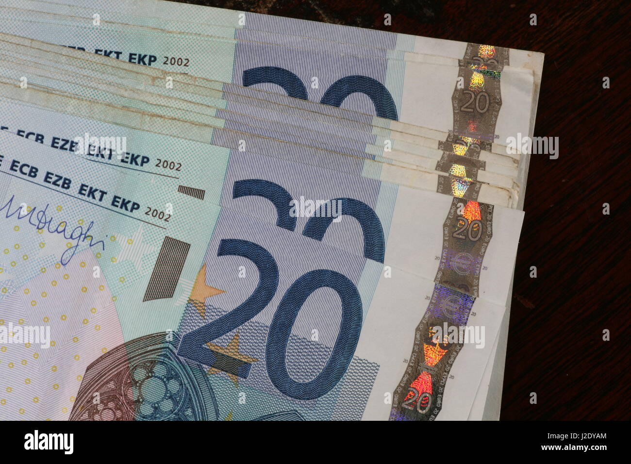 euro banknote package Stock Photo - Alamy