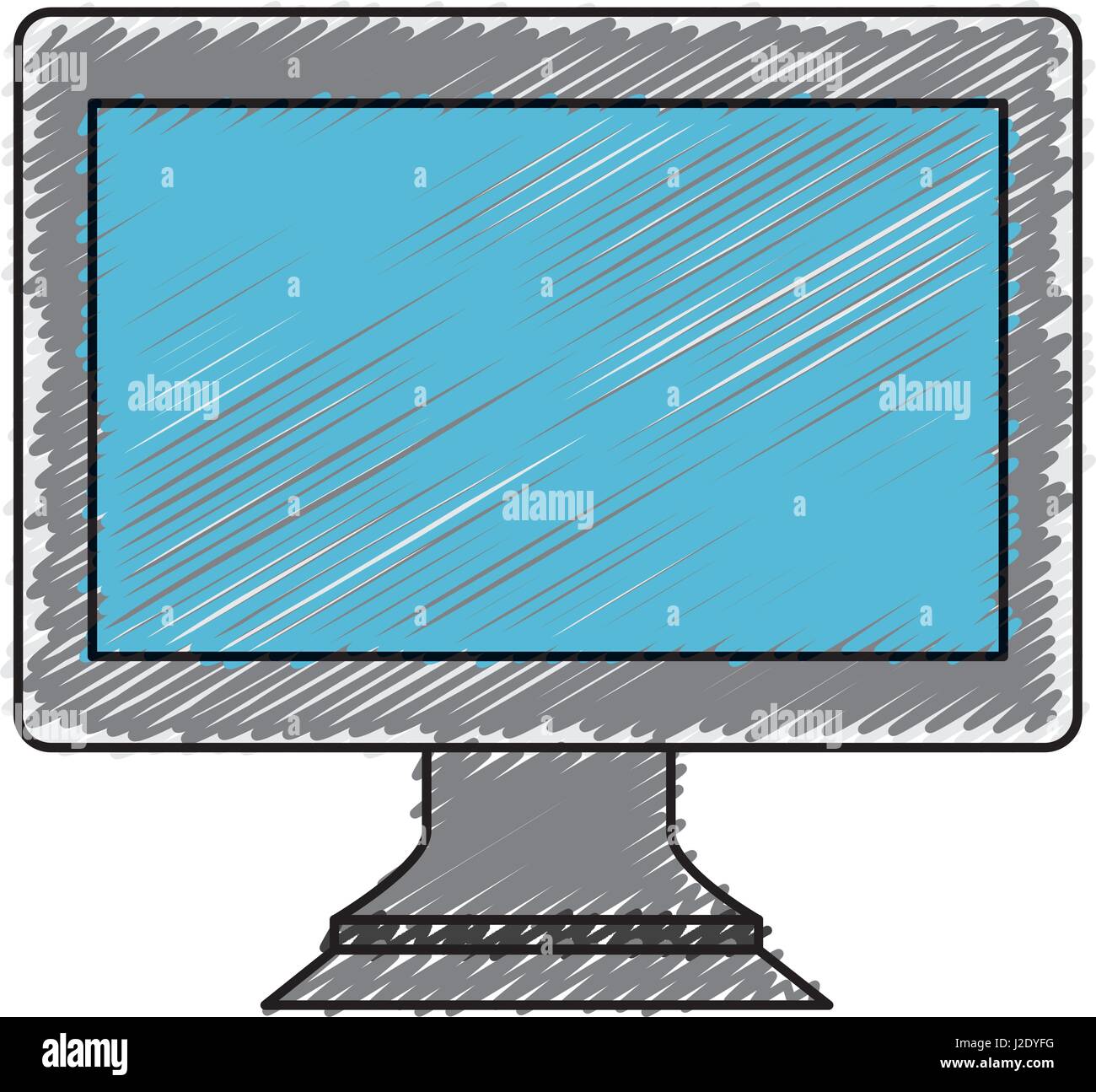 computer desktop with template icon Stock Vector Image & Art - Alamy
