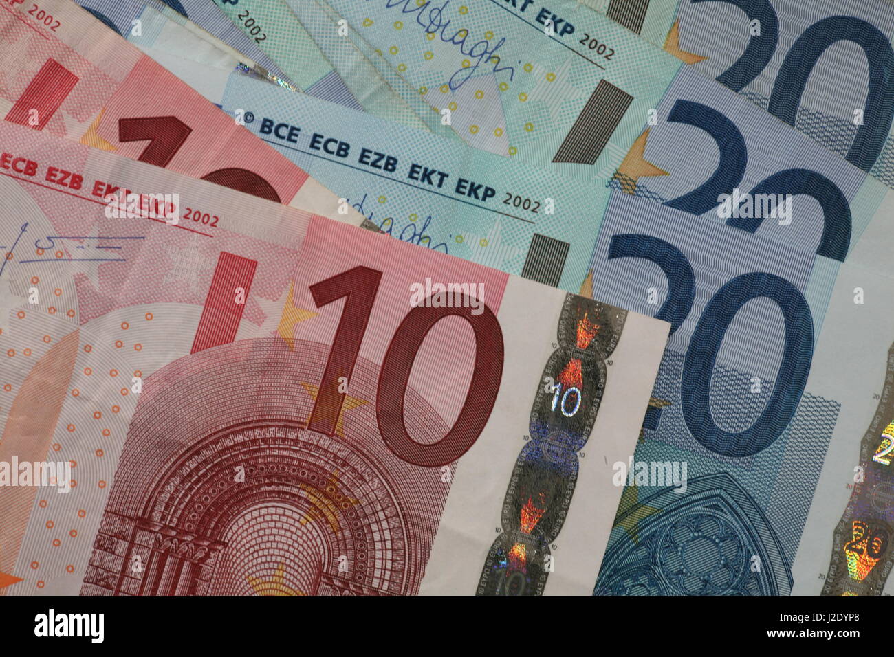 Euro banknote print hi-res stock photography and images - Alamy