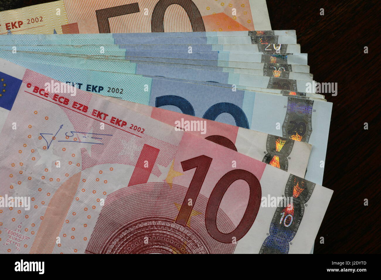 Euro banknote print hi-res stock photography and images - Alamy