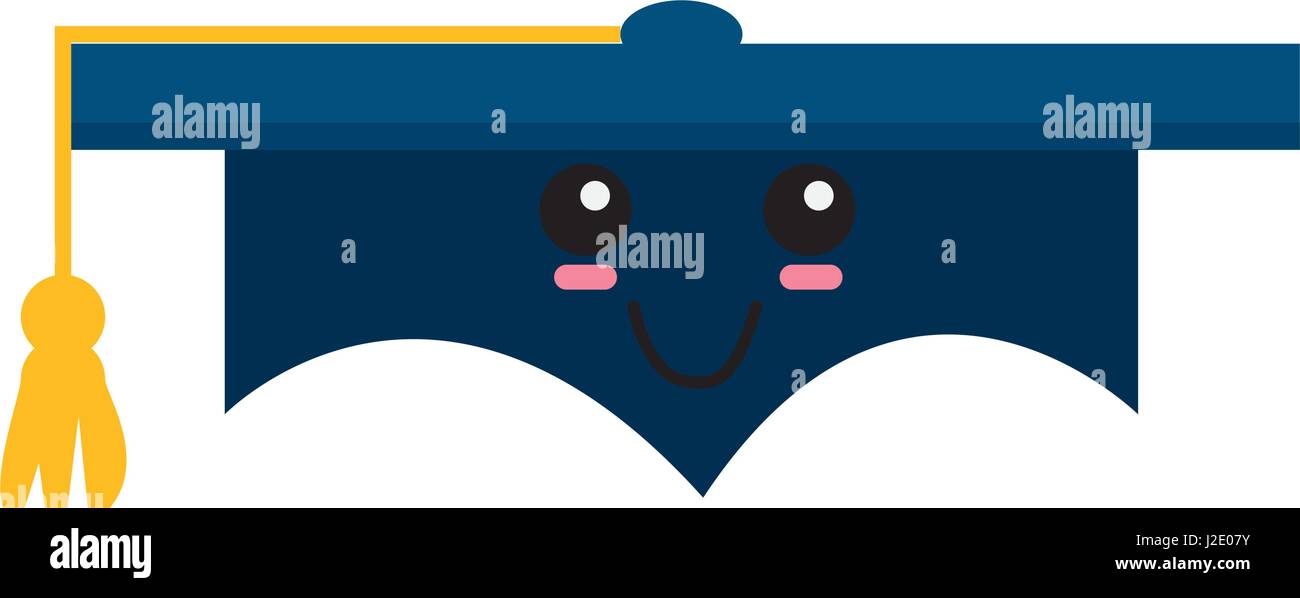 graduation hat cartoon Stock Vector Image & Art - Alamy