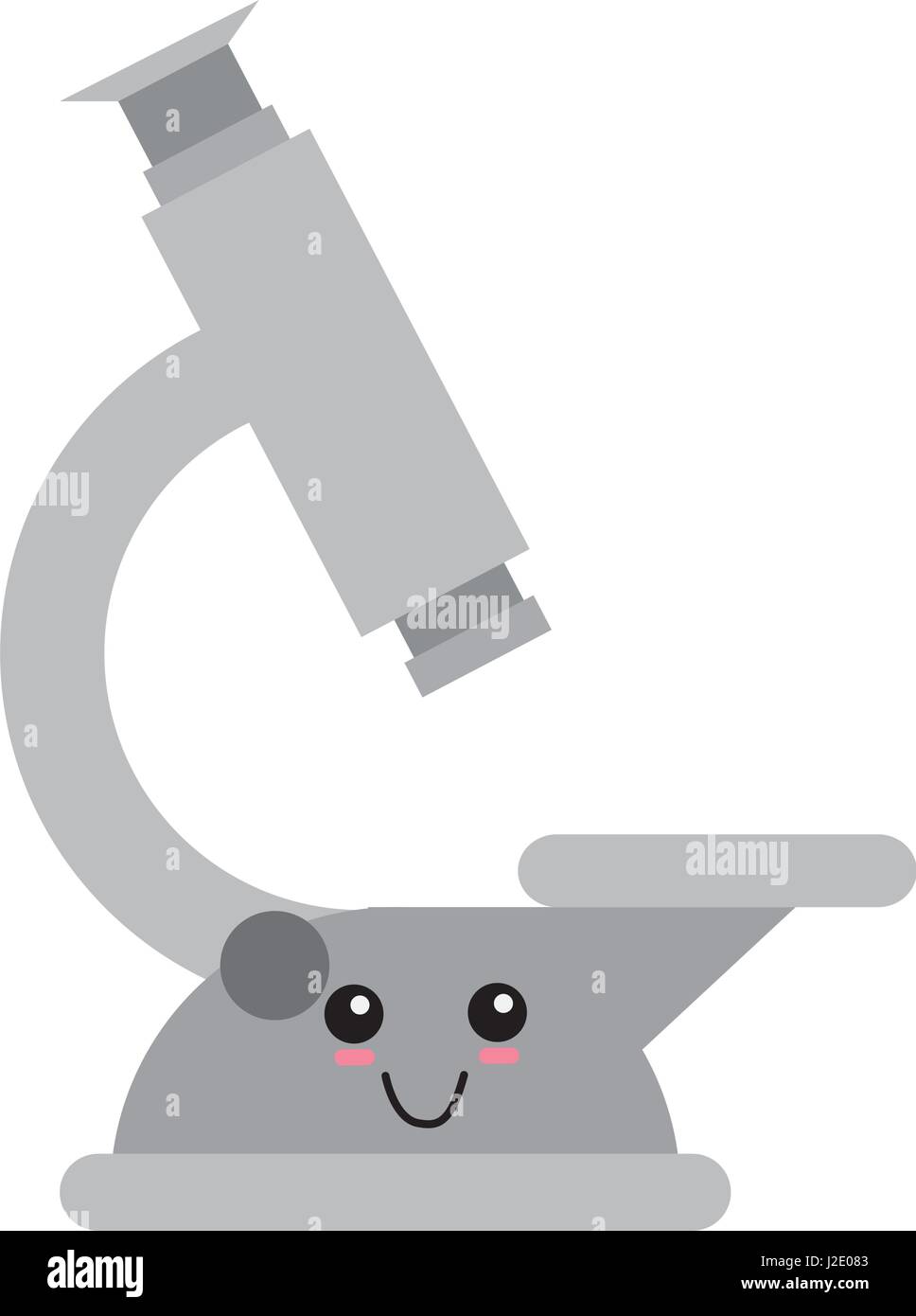 Microscope cute cartoon Stock Vector Image & Art - Alamy