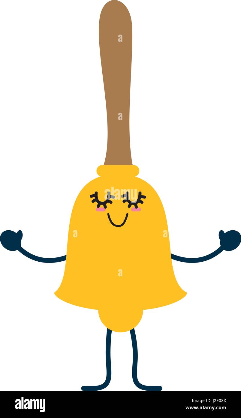 Hand bell cartoon Stock Vector Image & Art - Alamy