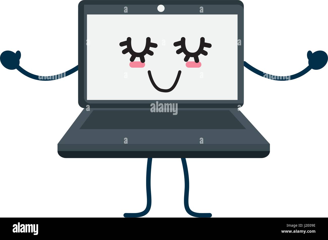 Closed laptop work Stock Vector Images - Alamy