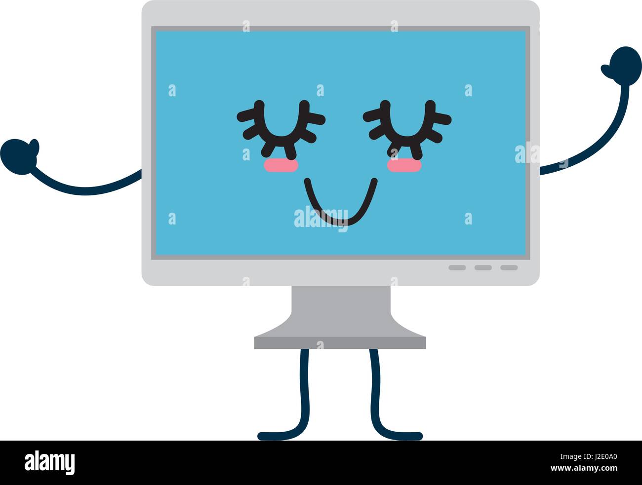 Kawaii tv cartoon hi-res stock photography and images - Alamy