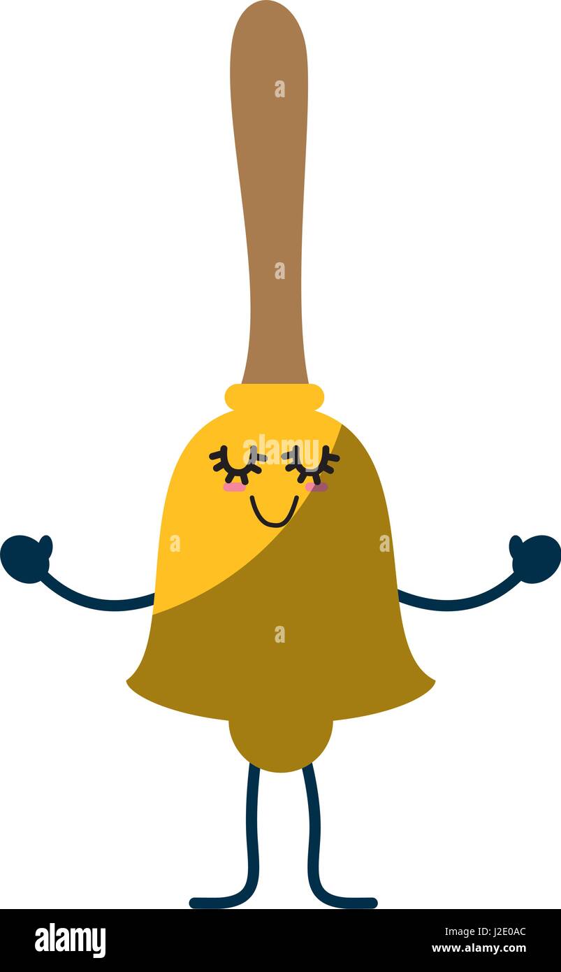 Hand bell cartoon Stock Vector Image & Art - Alamy