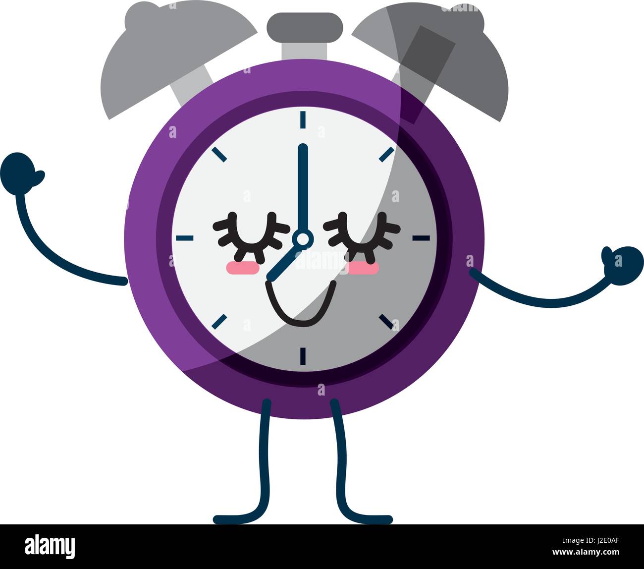 Alarm clock cartoon Stock Vector Image & Art - Alamy