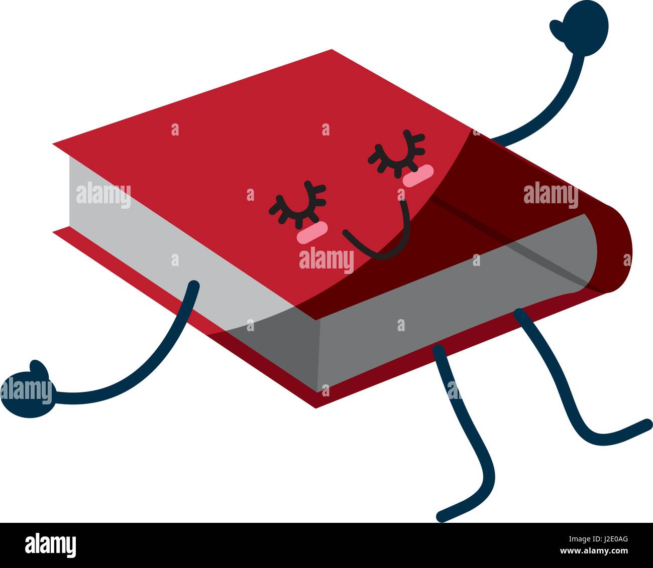 Book cute cartoon Stock Vector Image & Art - Alamy