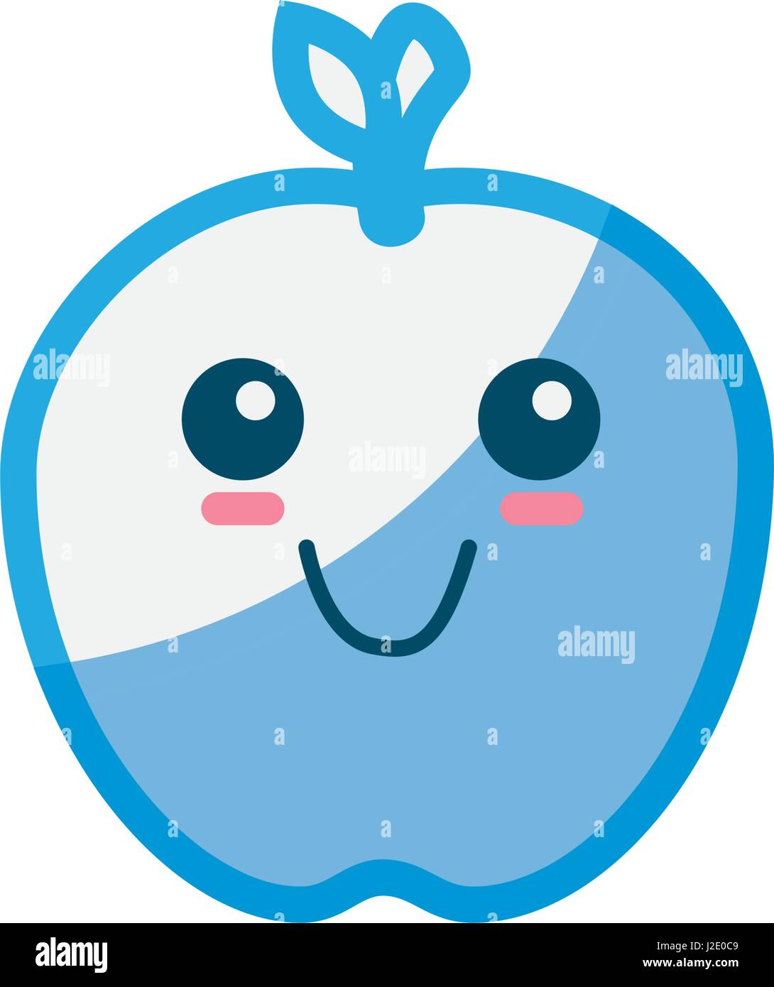 Cute apple cartoon Stock Vector Image & Art - Alamy