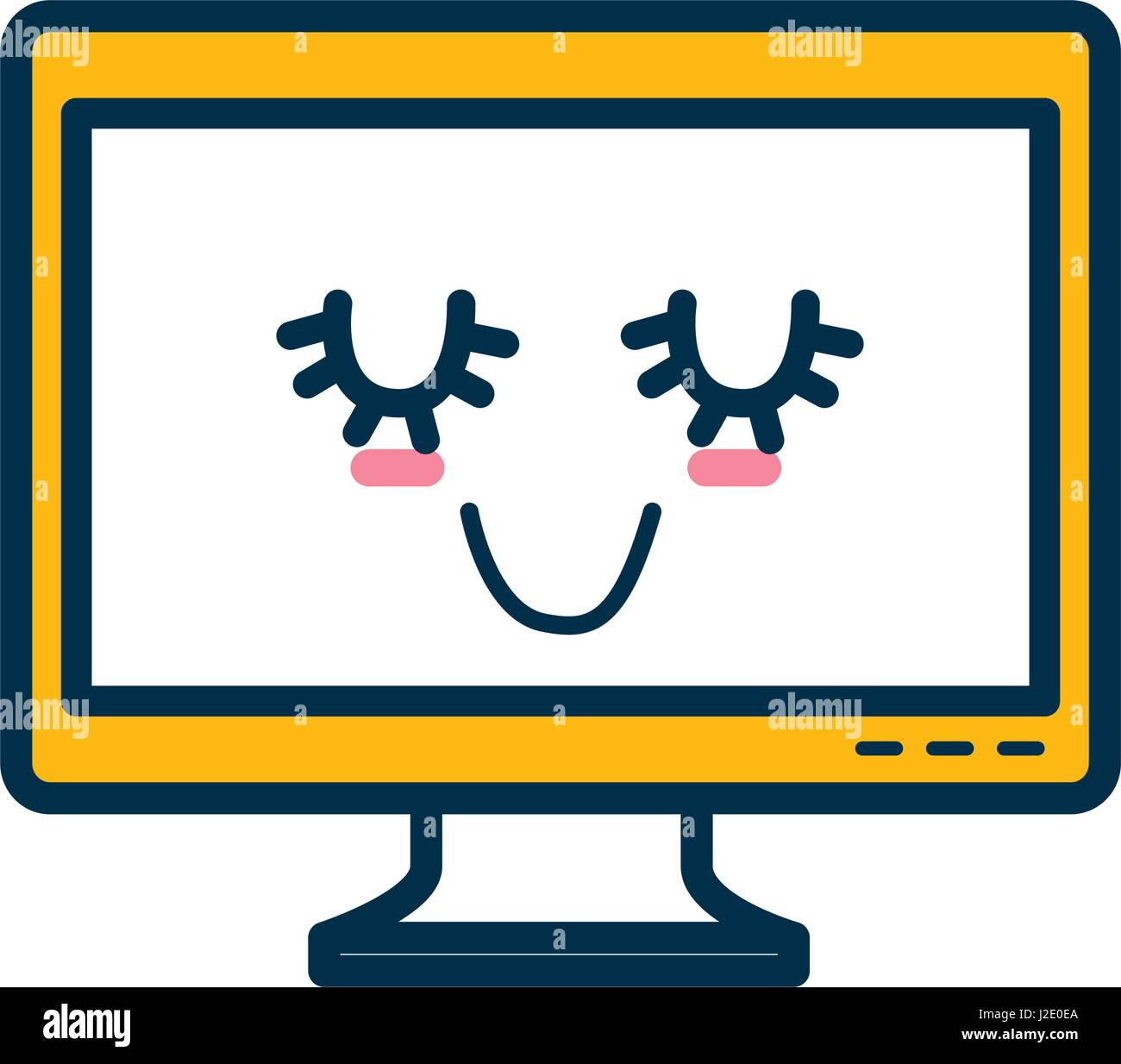 Kawaii tv cartoon hi-res stock photography and images - Alamy