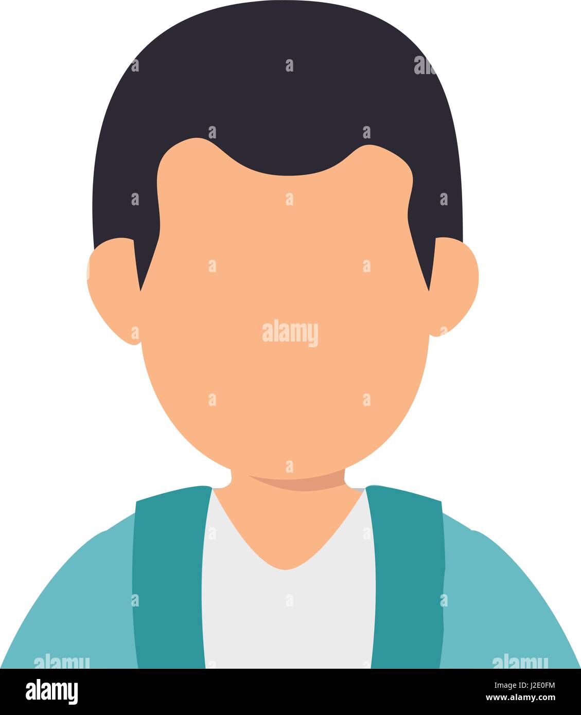 Man faceless profile Stock Vector Image & Art - Alamy