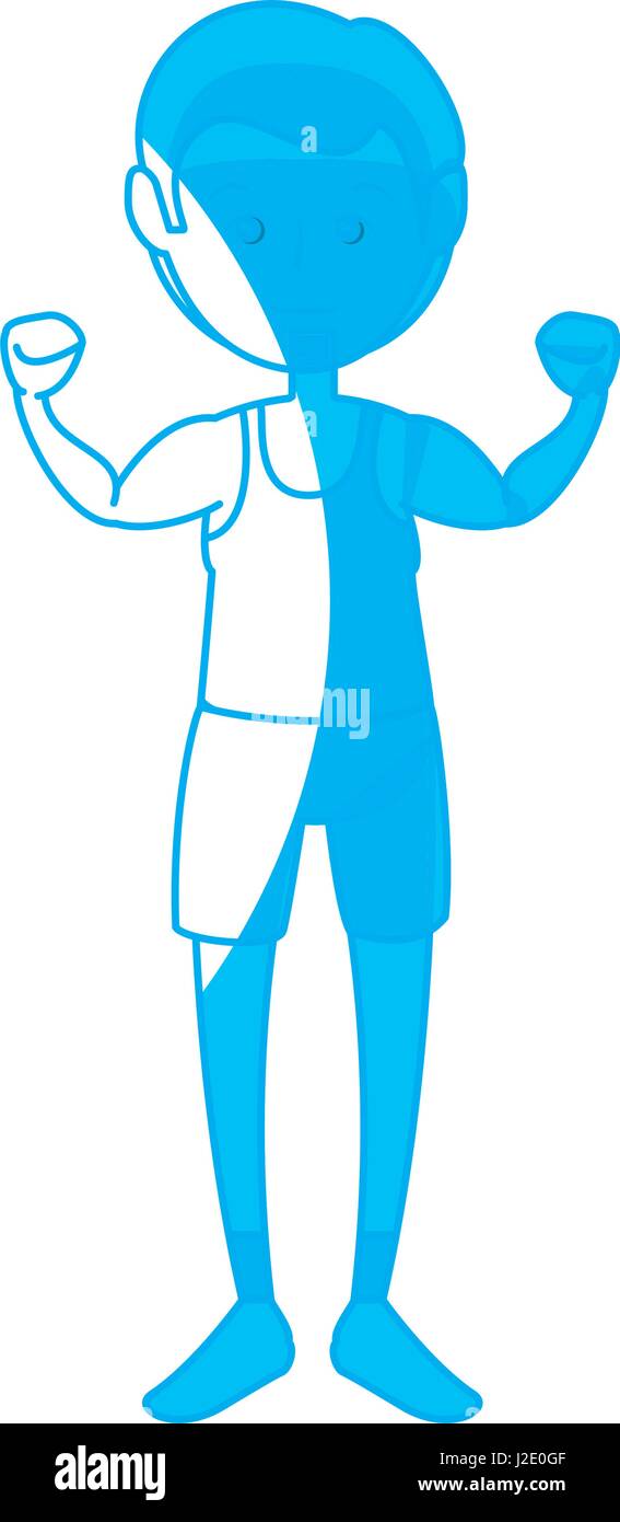 Sport man cartoon Stock Vector Image & Art - Alamy