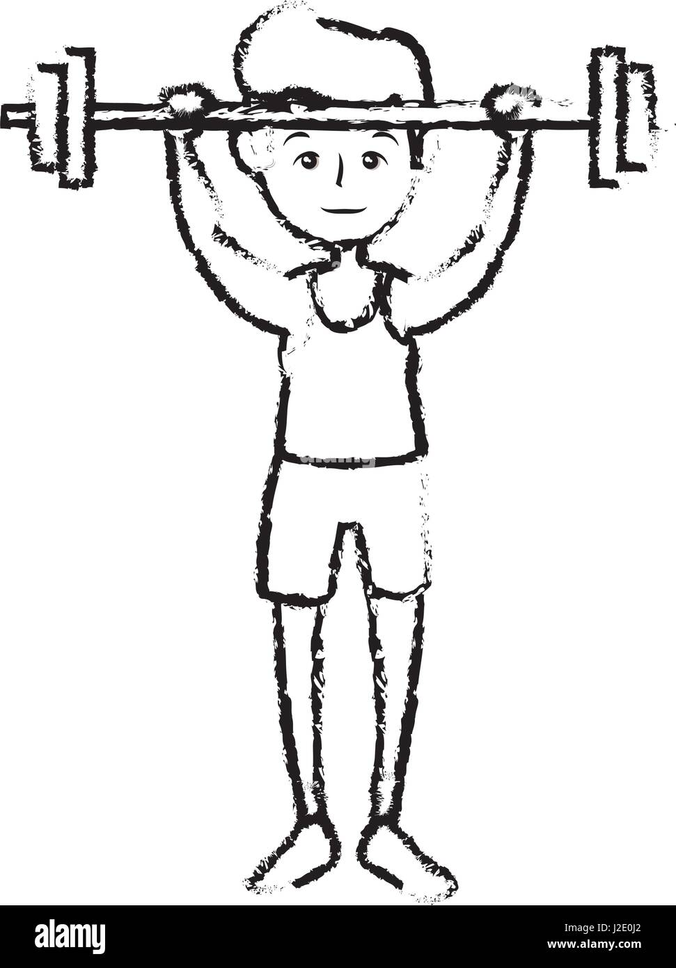 Sport man cartoon Stock Vector Image & Art - Alamy