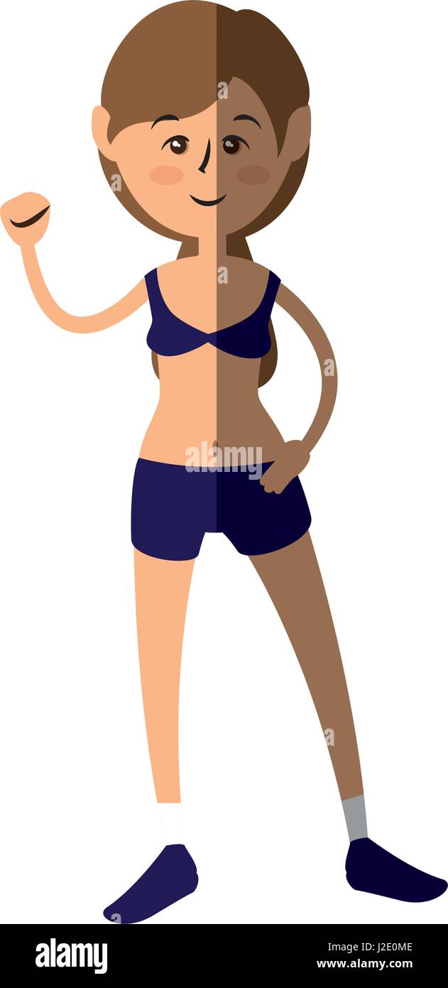 Women fitness cartoon Stock Vector Image & Art - Alamy