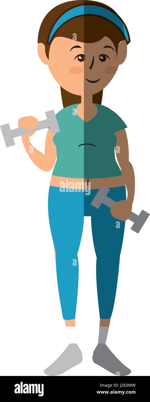 Women fitness cartoon Stock Vector Image & Art - Alamy