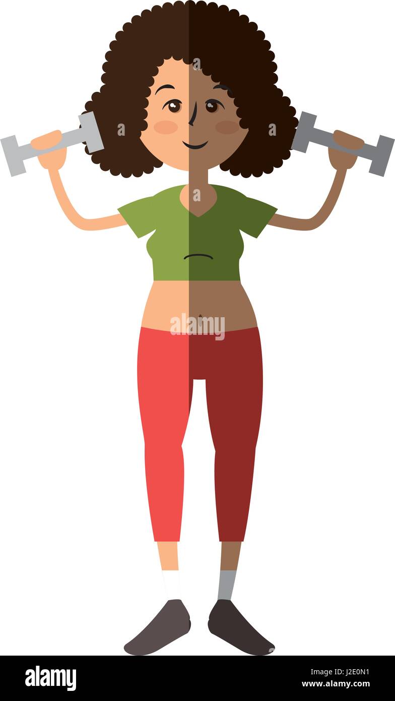 Women fitness cartoon Stock Vector Image & Art - Alamy