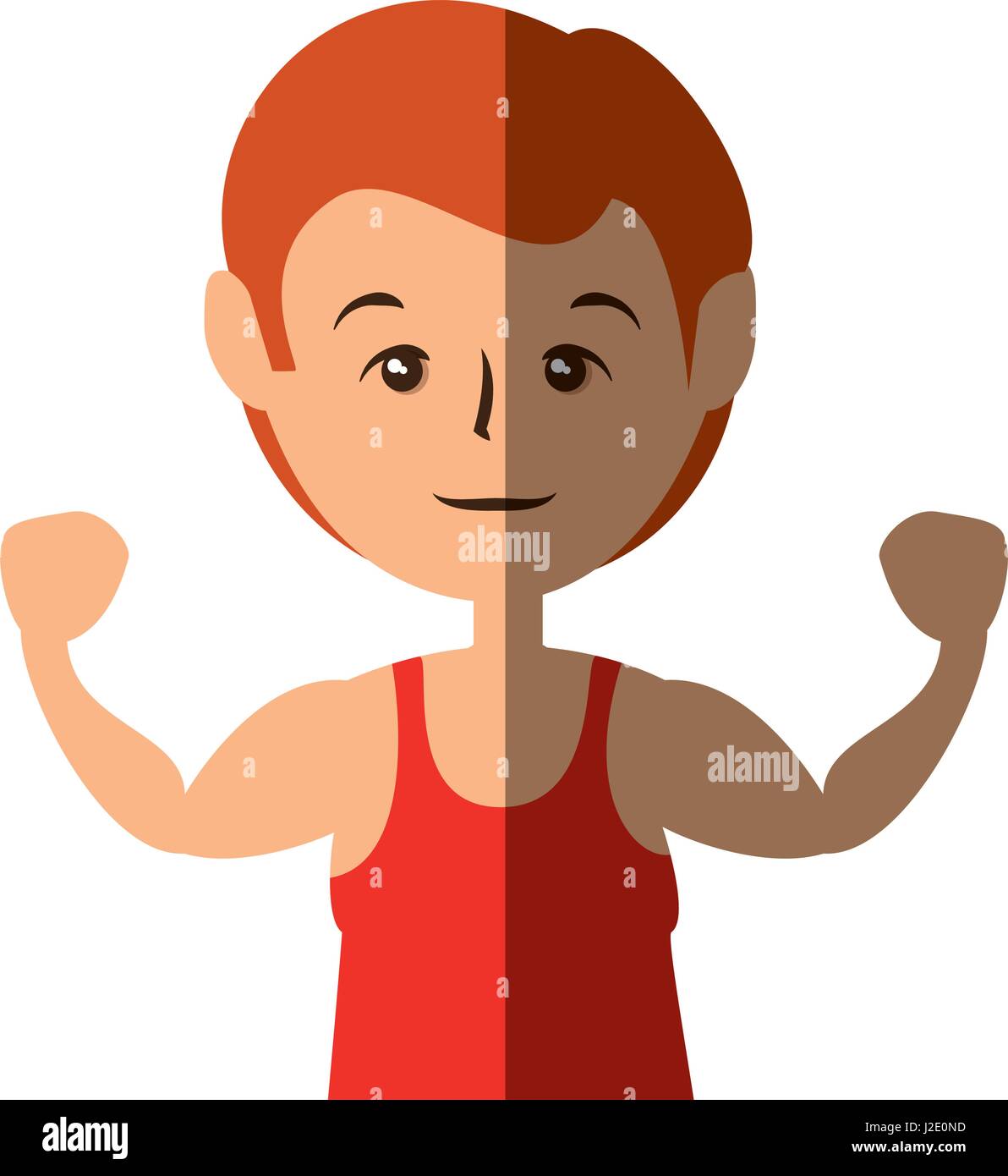 Sport man cartoon Stock Vector Image & Art - Alamy