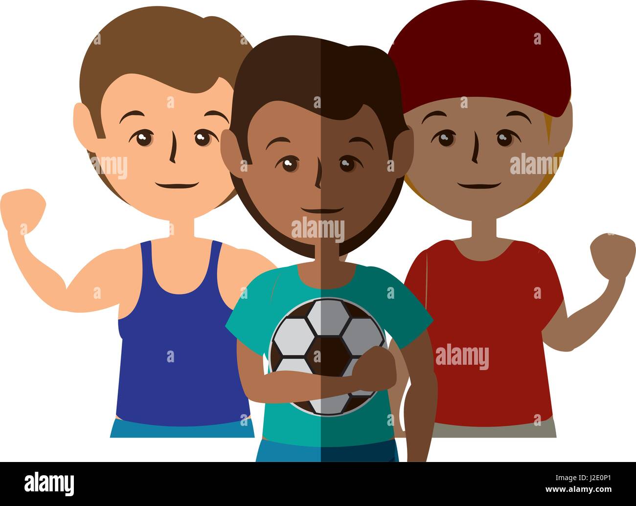 Men's soccer Stock Vector Images - Alamy