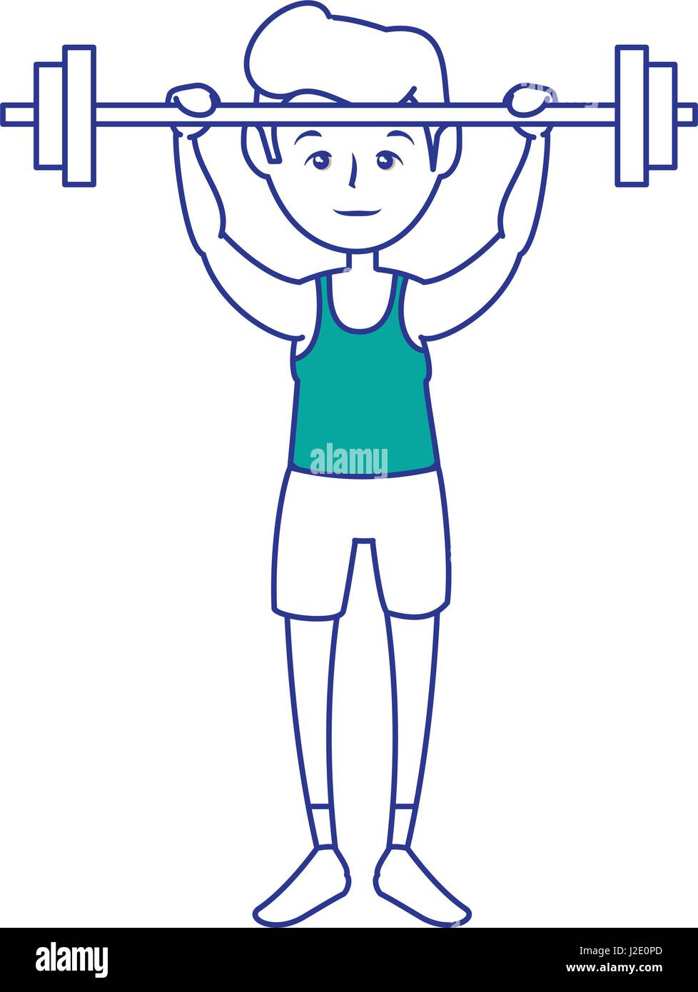 Sport man cartoon Stock Vector Image & Art - Alamy