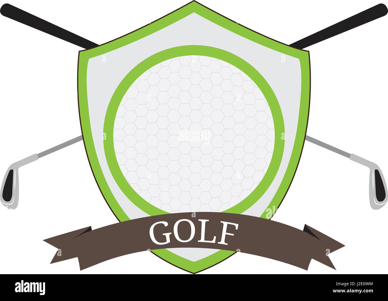 Isolated golf emblem Stock Vector Image & Art - Alamy