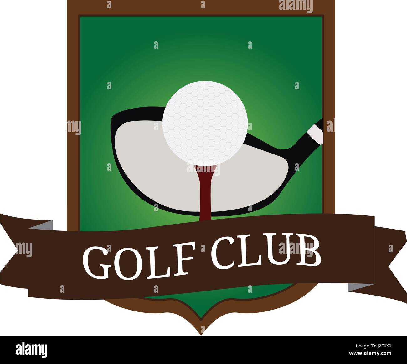 Isolated golf emblem Stock Vector Image & Art - Alamy