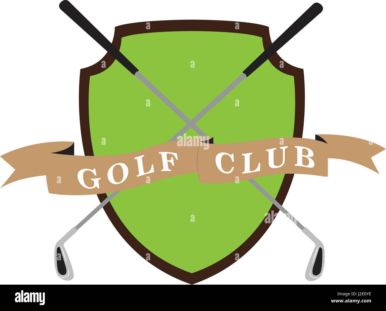 Golf emblem hi-res stock photography and images - Alamy