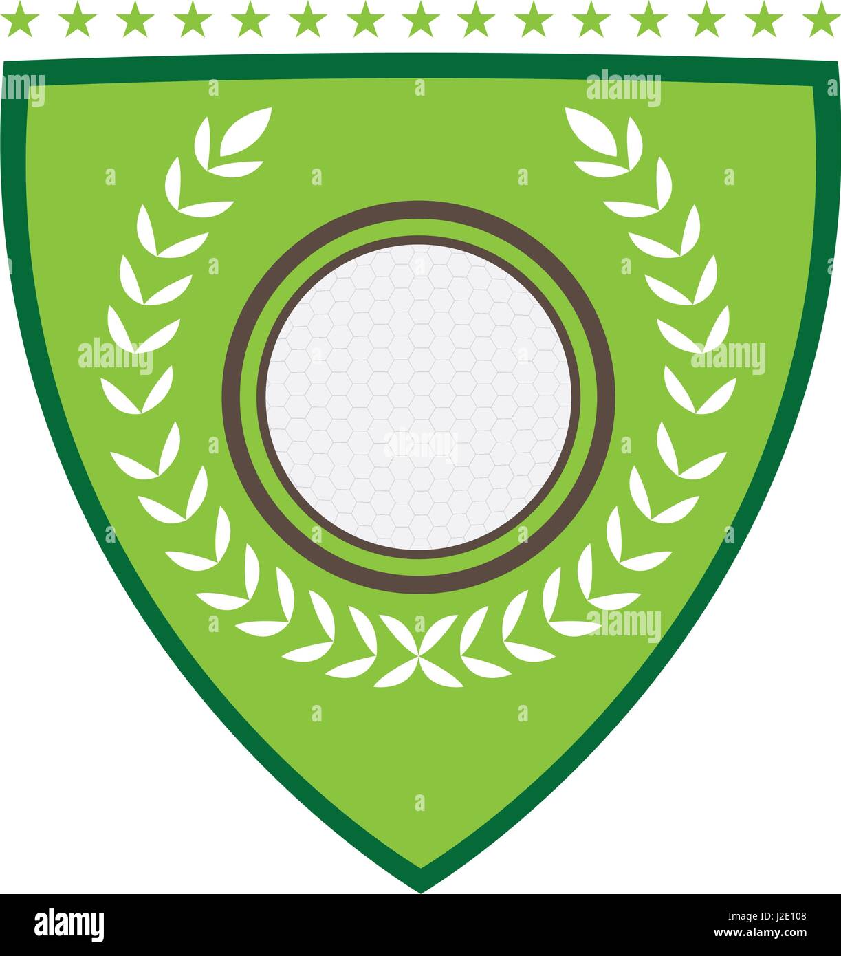 Golf logo club shield hi-res stock photography and images - Alamy