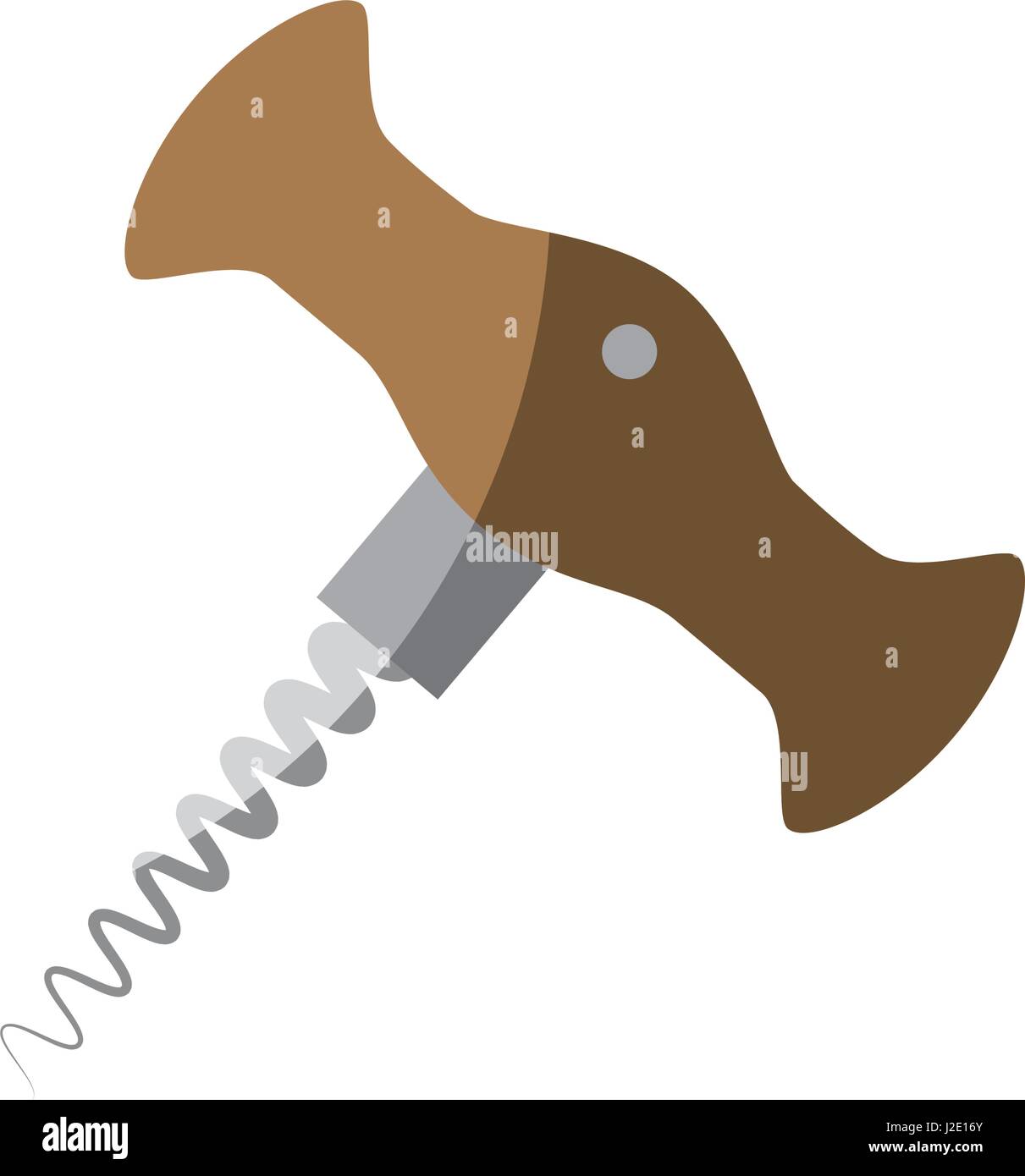 Corkscrew kitchen utensil Stock Vector Image & Art - Alamy