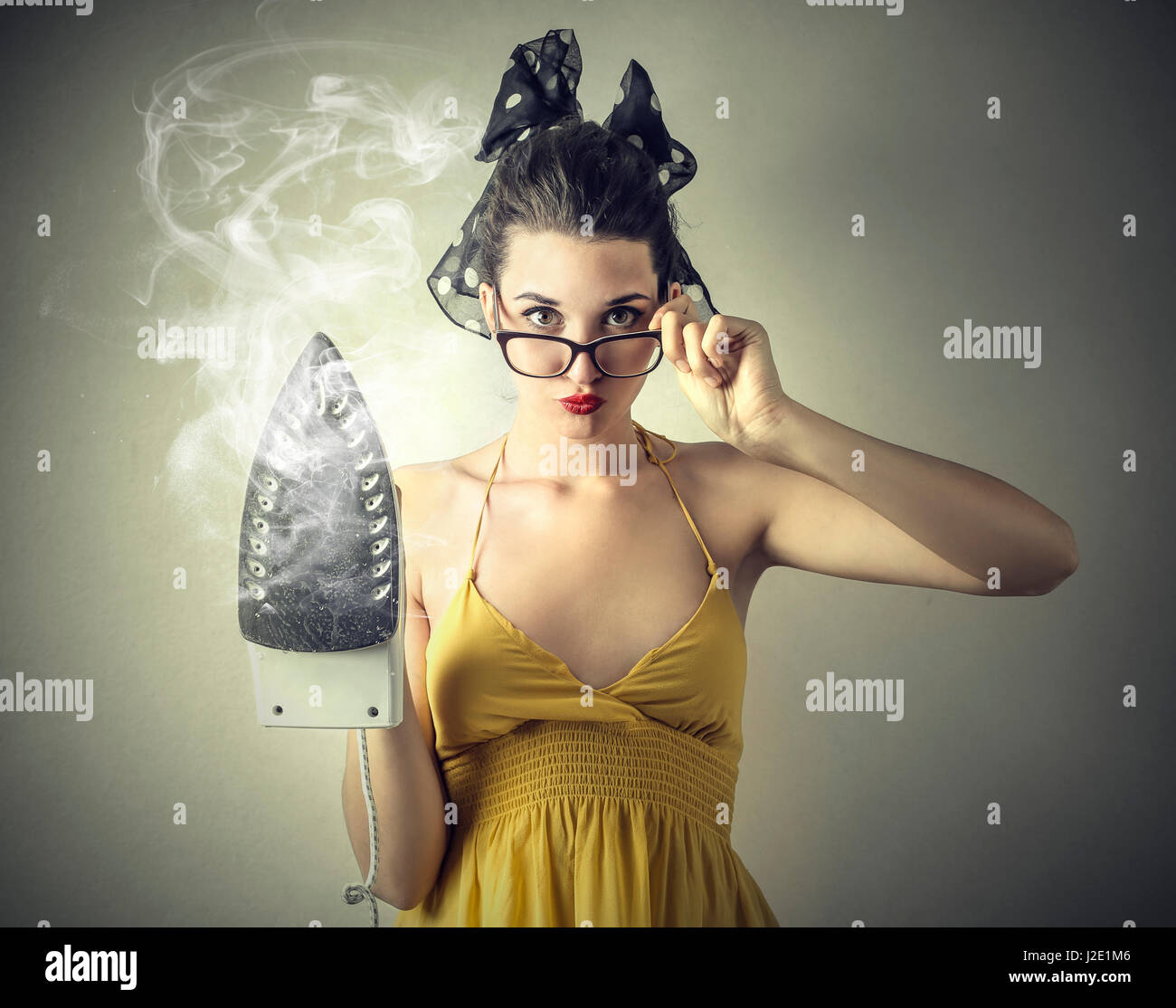 Ironing machine hi-res stock photography and images - Alamy