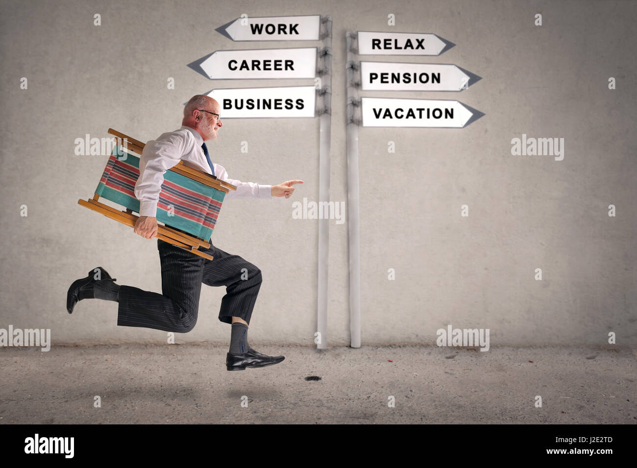 Work and vacation signs hi-res stock photography and images - Alamy