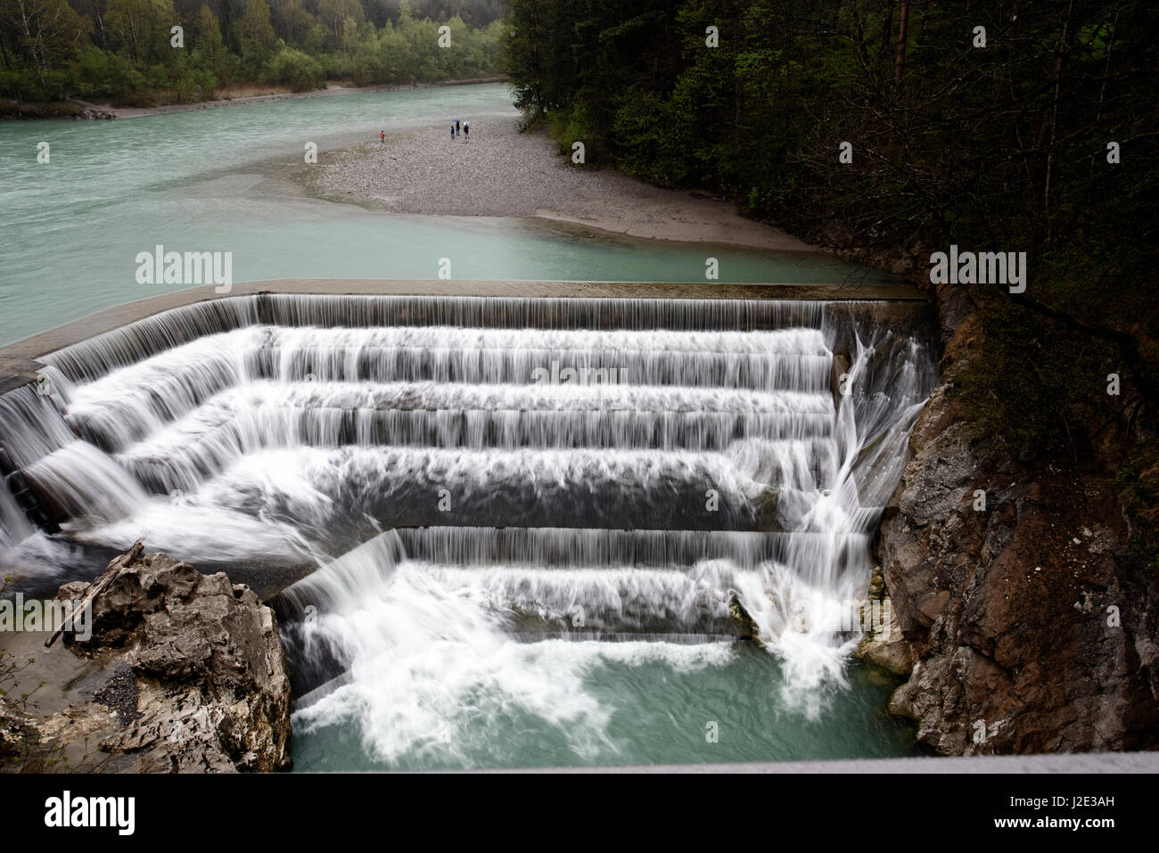 Lechfall in Füssen am Falkensteinkamm ,Ammergauer Alpen .Geotop Bayerns ...