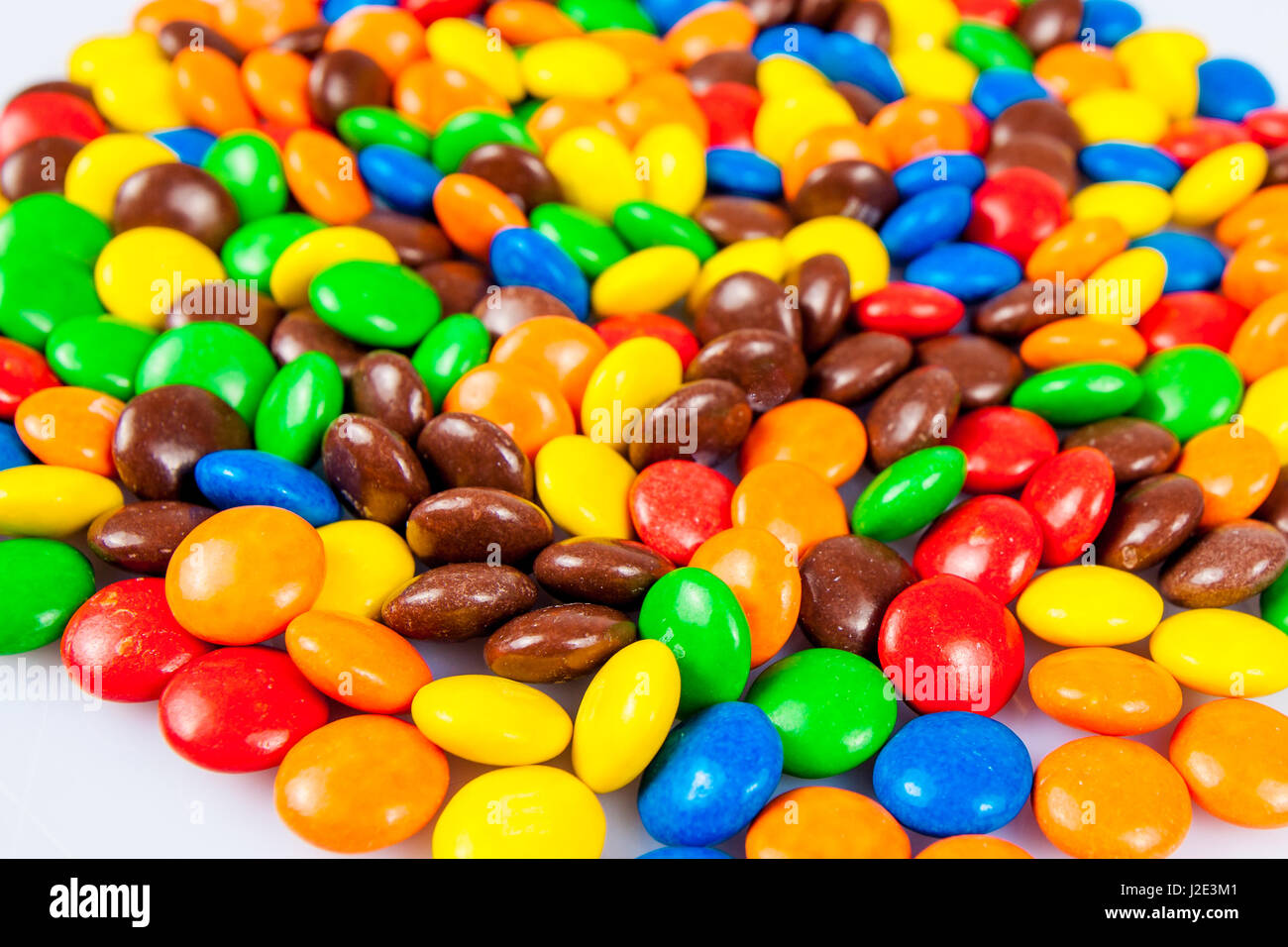Candy background. Multi colored candy Stock Photo - Alamy