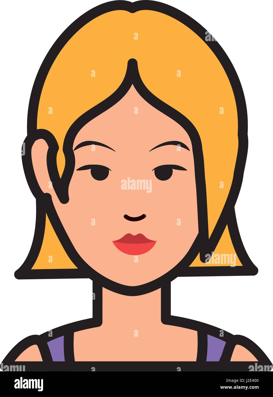 Woman cute cartoon Stock Vector Image & Art - Alamy