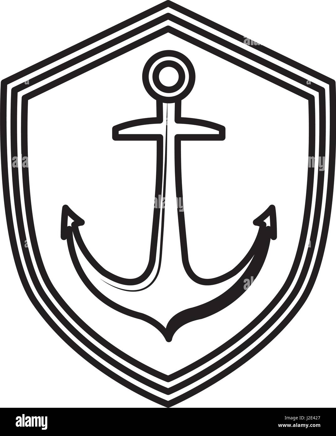 Anchor marine symbol Stock Vector Image & Art - Alamy