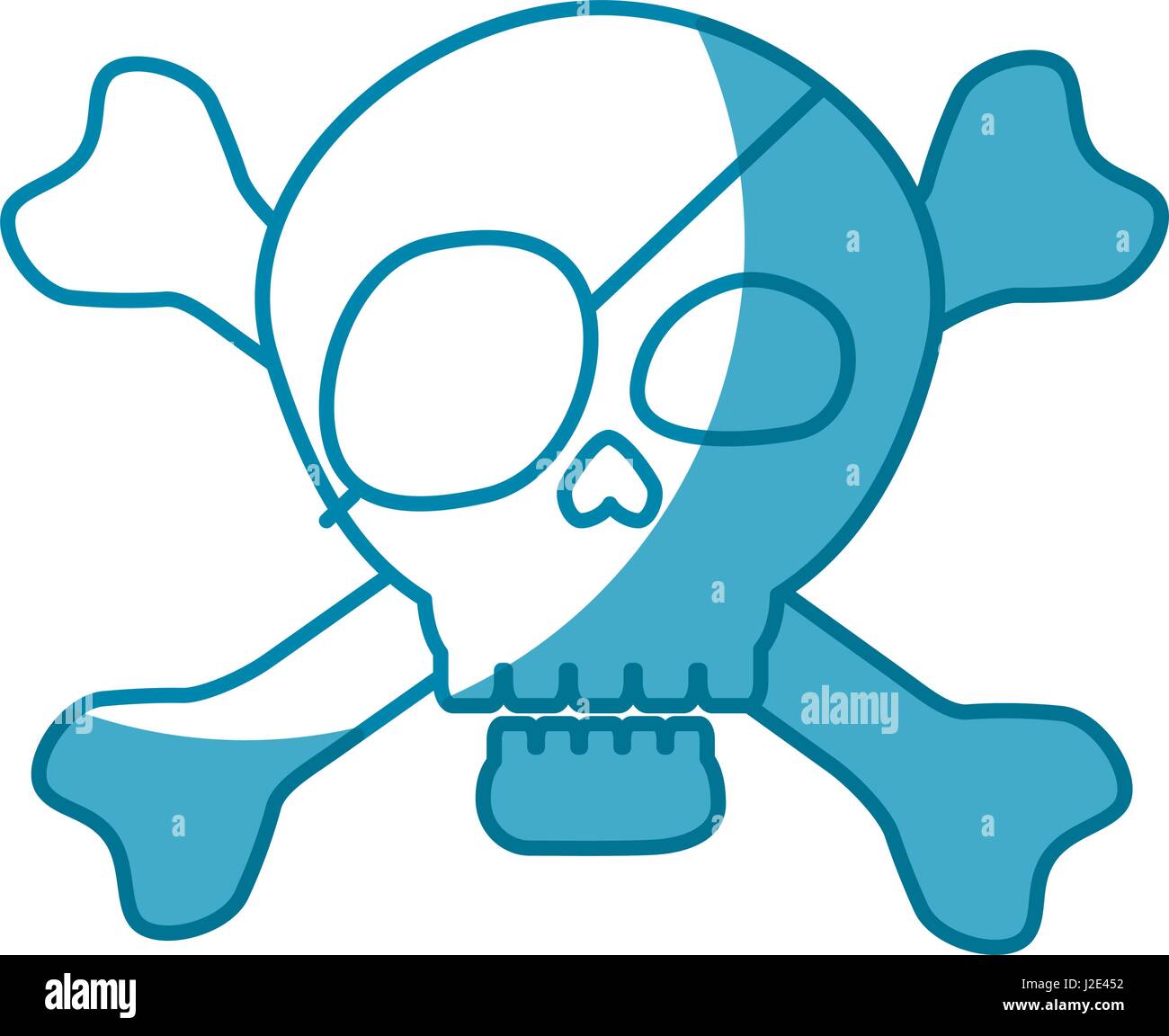 Pirate skull symbol Stock Vector Image & Art - Alamy