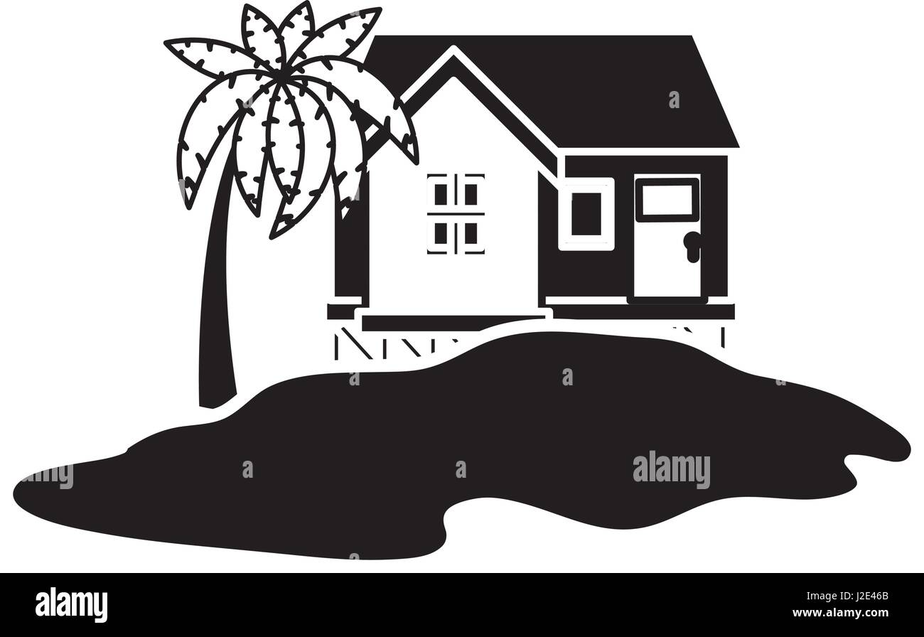 Island house draw Stock Vector Image & Art - Alamy