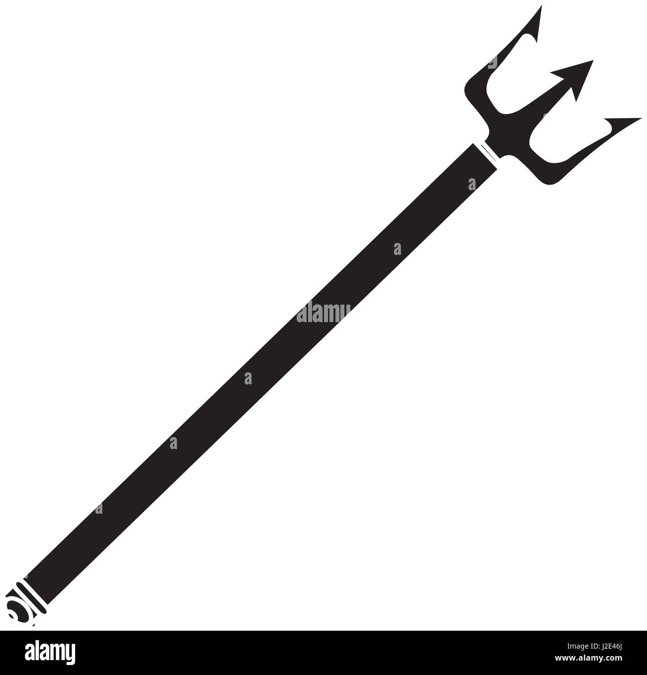 Trident devil Stock Vector Images - Alamy