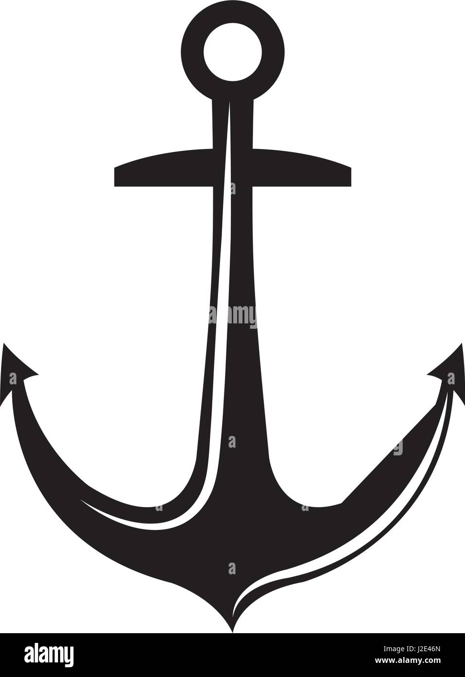 Anchor marine symbol Stock Vector Image & Art - Alamy