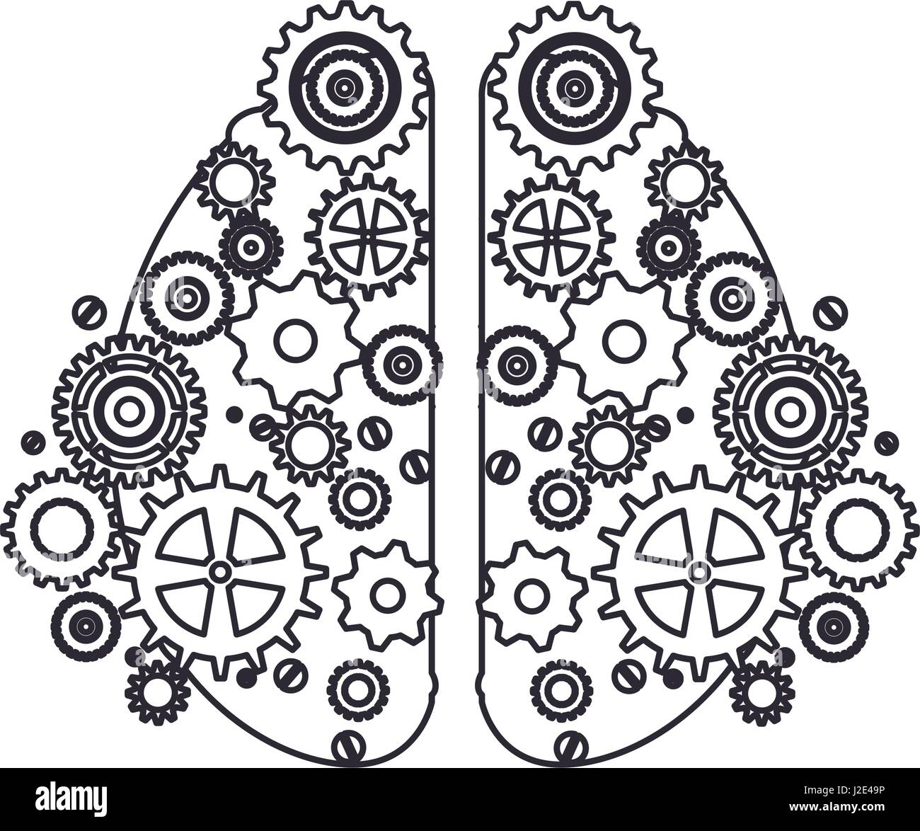 Human brain intelligence Stock Vector Image & Art - Alamy