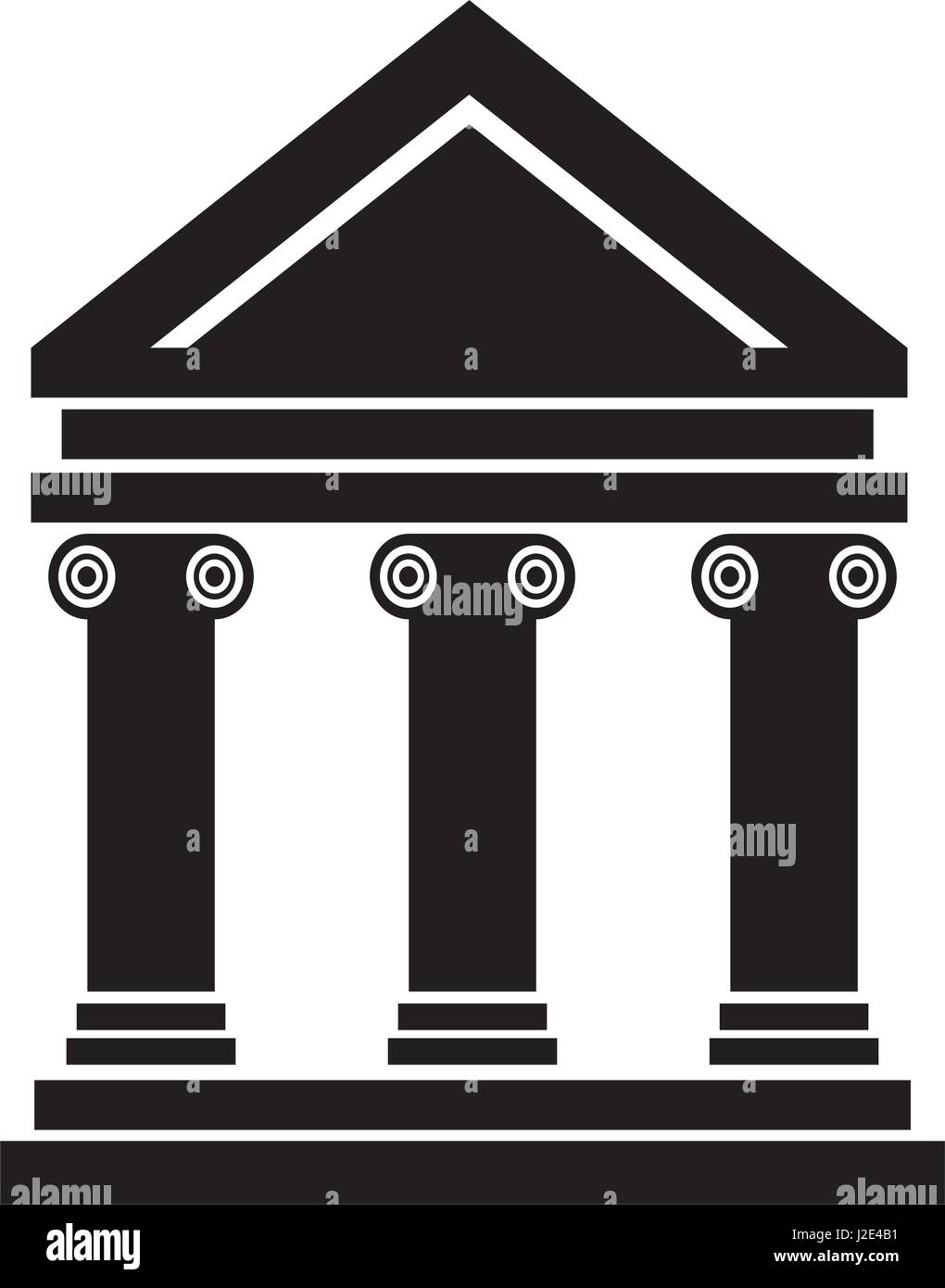 Bank building symbol Stock Vector Image & Art - Alamy