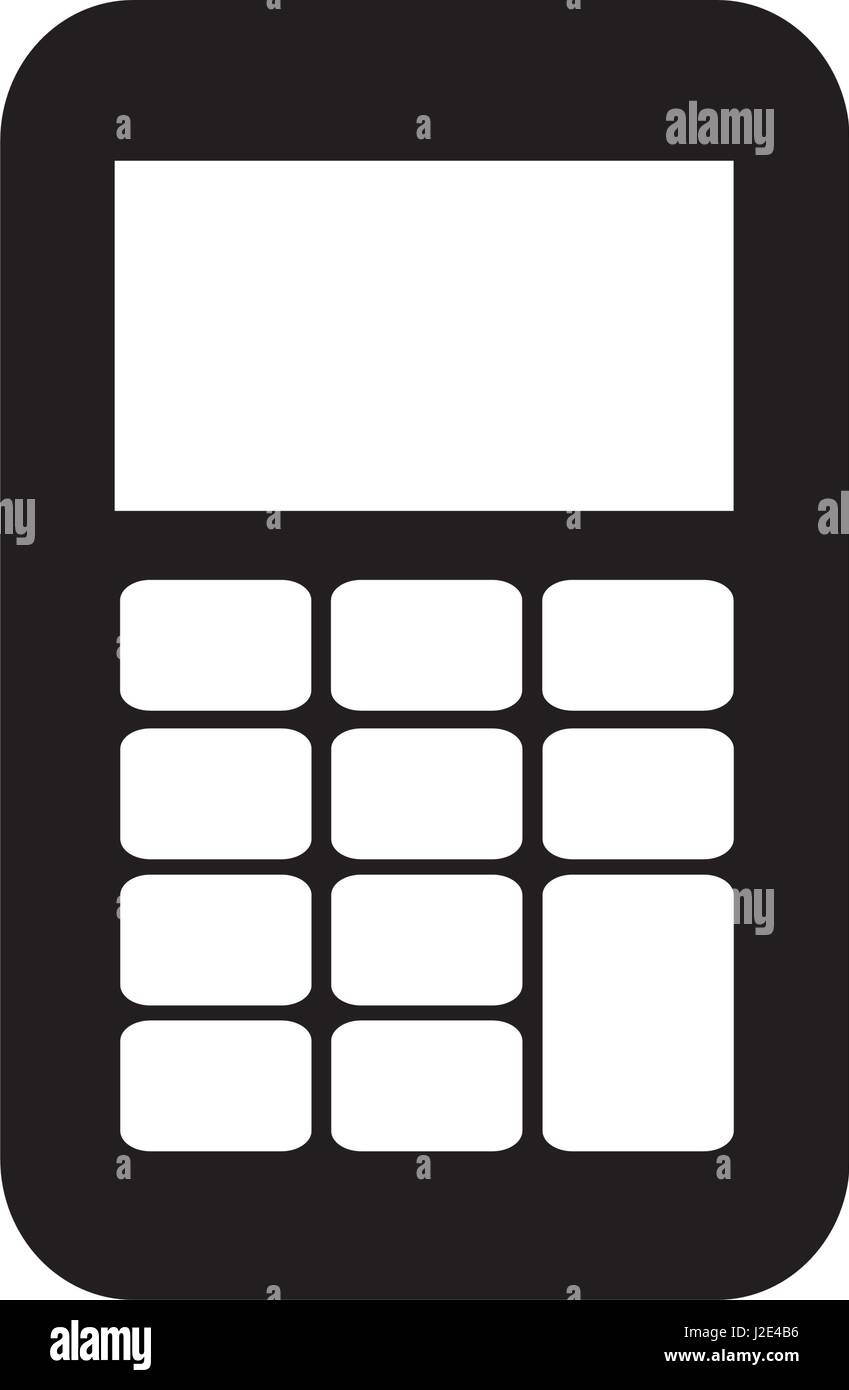 Calculator math device Stock Vector Image & Art - Alamy