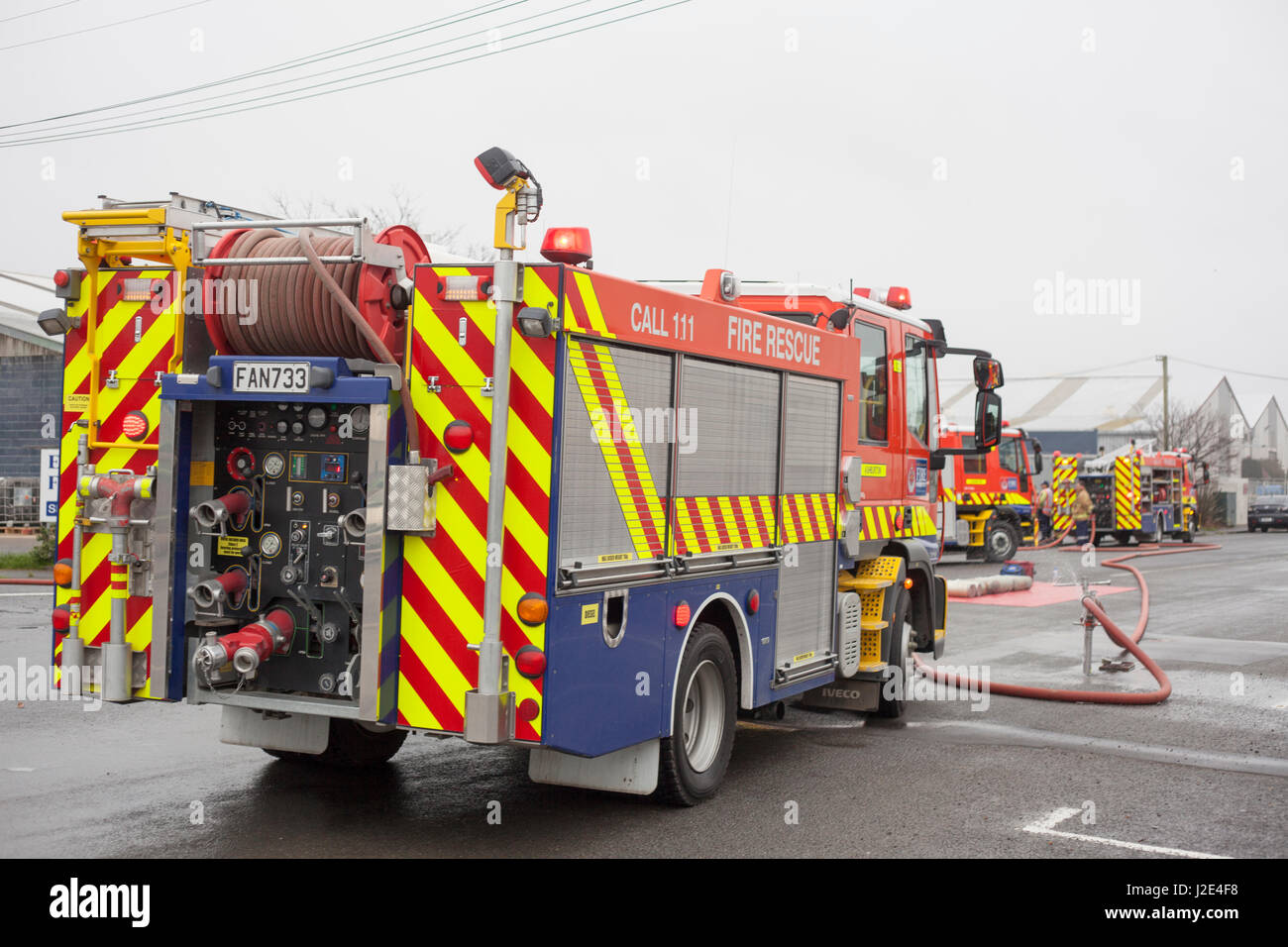 New zealand fire truck hi-res stock photography and images - Alamy