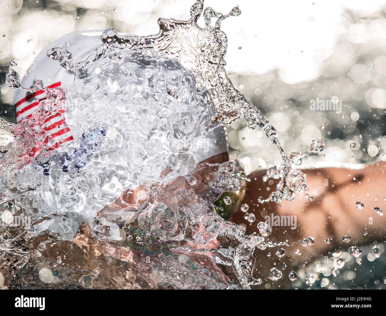 American swimmer hi-res stock photography and images - Alamy