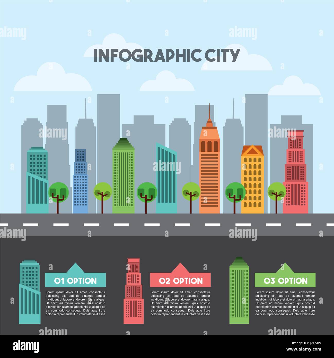 buildings infographic city presentation Stock Vector Image & Art - Alamy