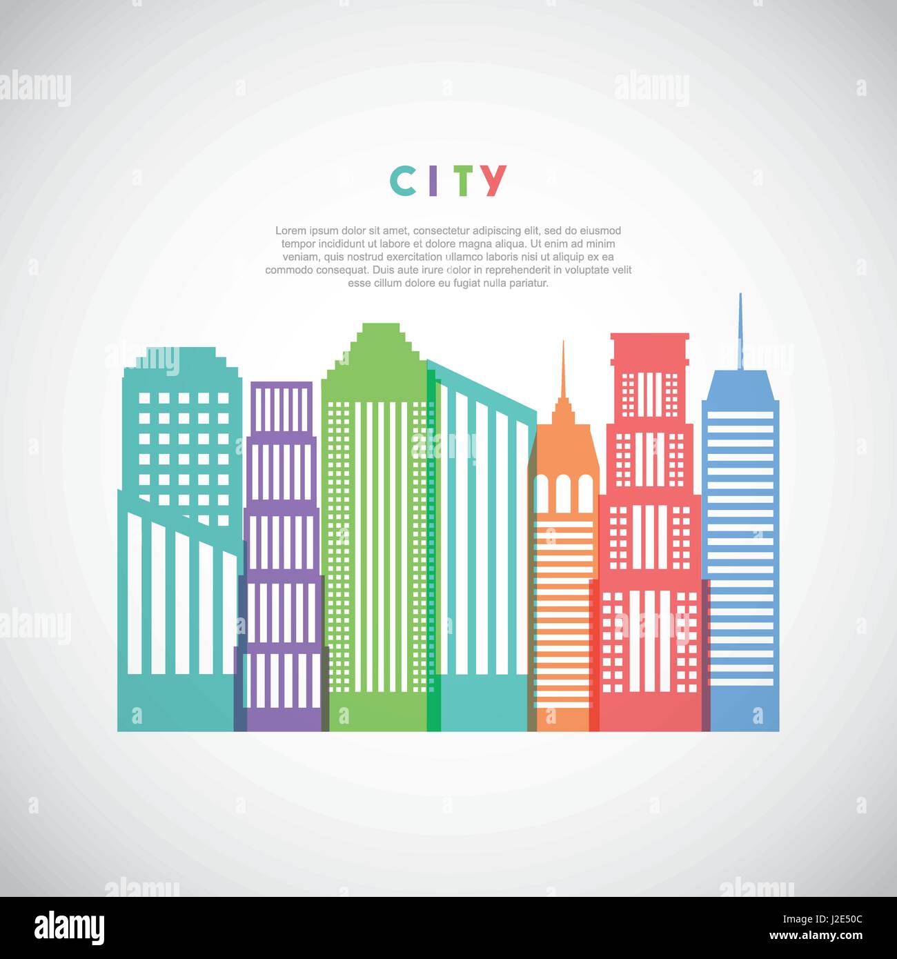 buildings cityscape skyline icon Stock Vector Image & Art - Alamy