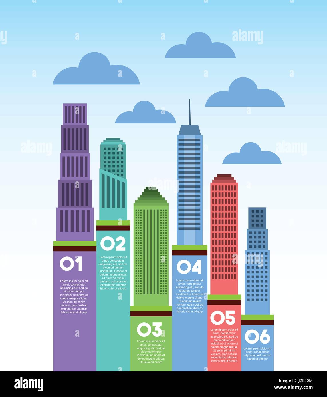 buildings infographic city presentation Stock Vector Image & Art - Alamy